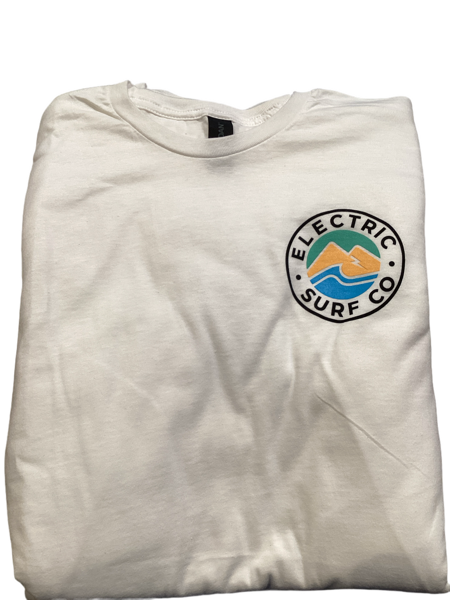 Left Chest Logo Tee– Electric Surf Co